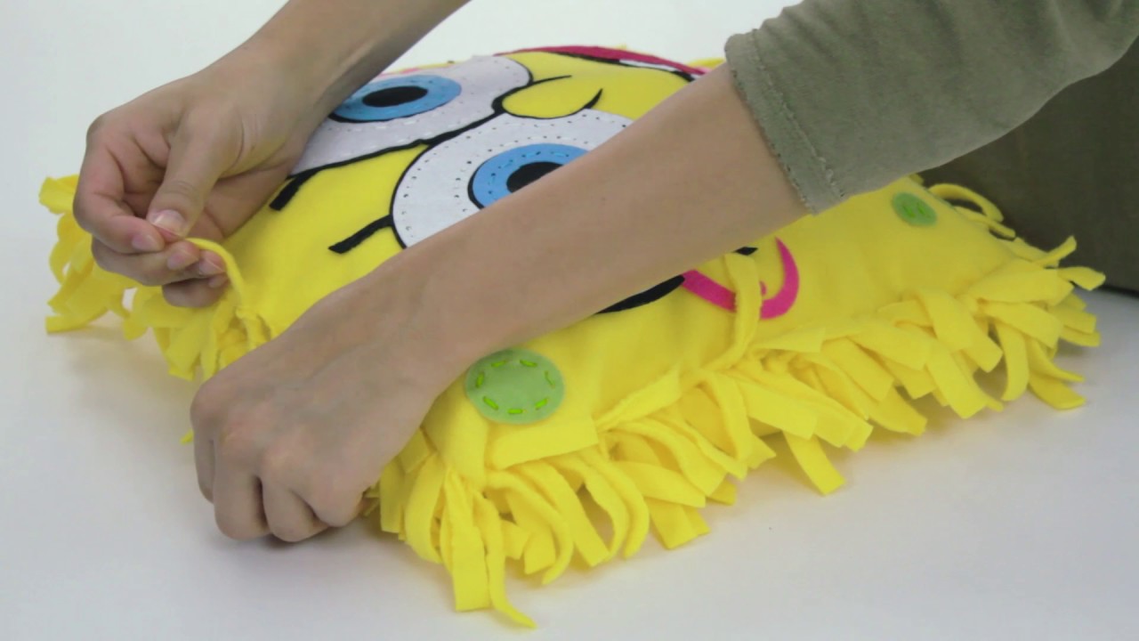 SpongeBob Knot A Pillow - YouTube