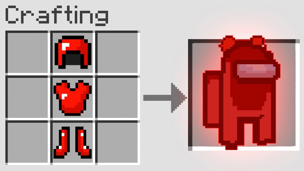 Minecraft But You Can Craft AMONG US Armor - YouTube