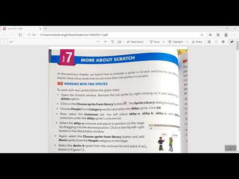 Class-4 Ch-7 More About Scratch (Part-2) - YouTube