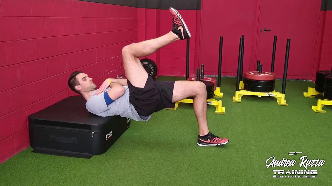 Shoulders Elevated 1 Leg Hip Lift - YouTube