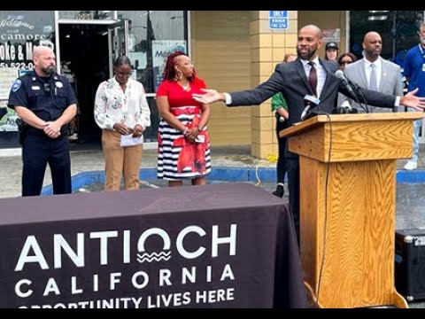 Antioch Mayor Lamar Thorpe Press Conference at Sycamore Square - YouTube