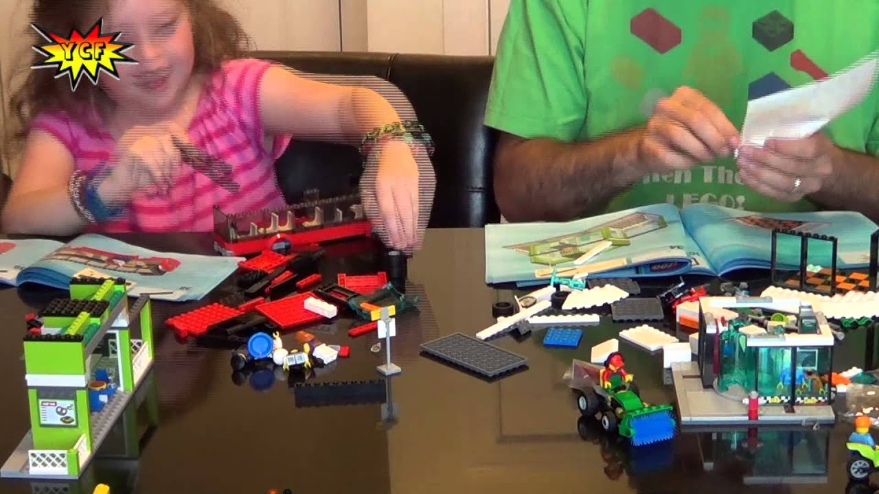 LEGO CITY Town Square Time-Lapse Build - LEGO 60026 Speed Build - YouTube