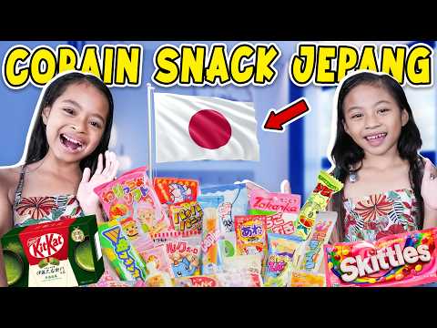 SEHARIAN ALUNA DAN AMANDA MAKAN SNACK DARI JEPANG!!