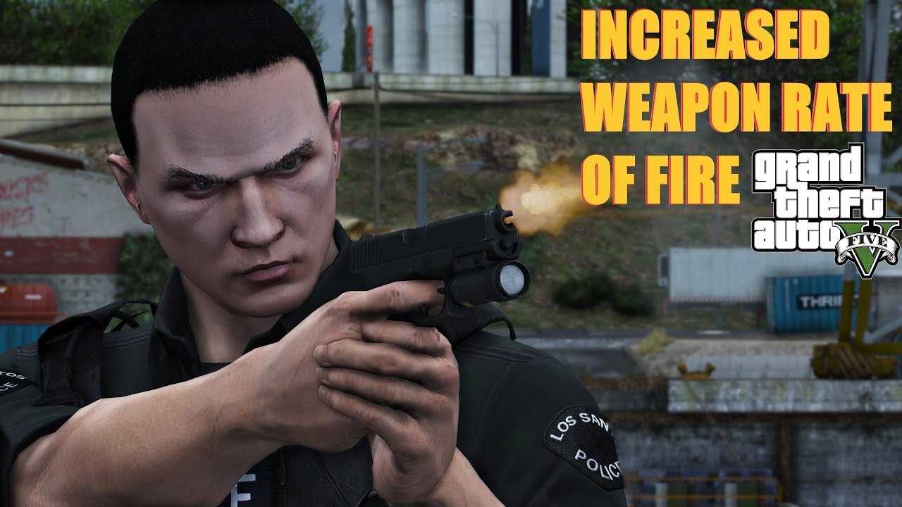 How To Increased Weapon Rate of Fire | Realistic Mod | #gta5mods - YouTube