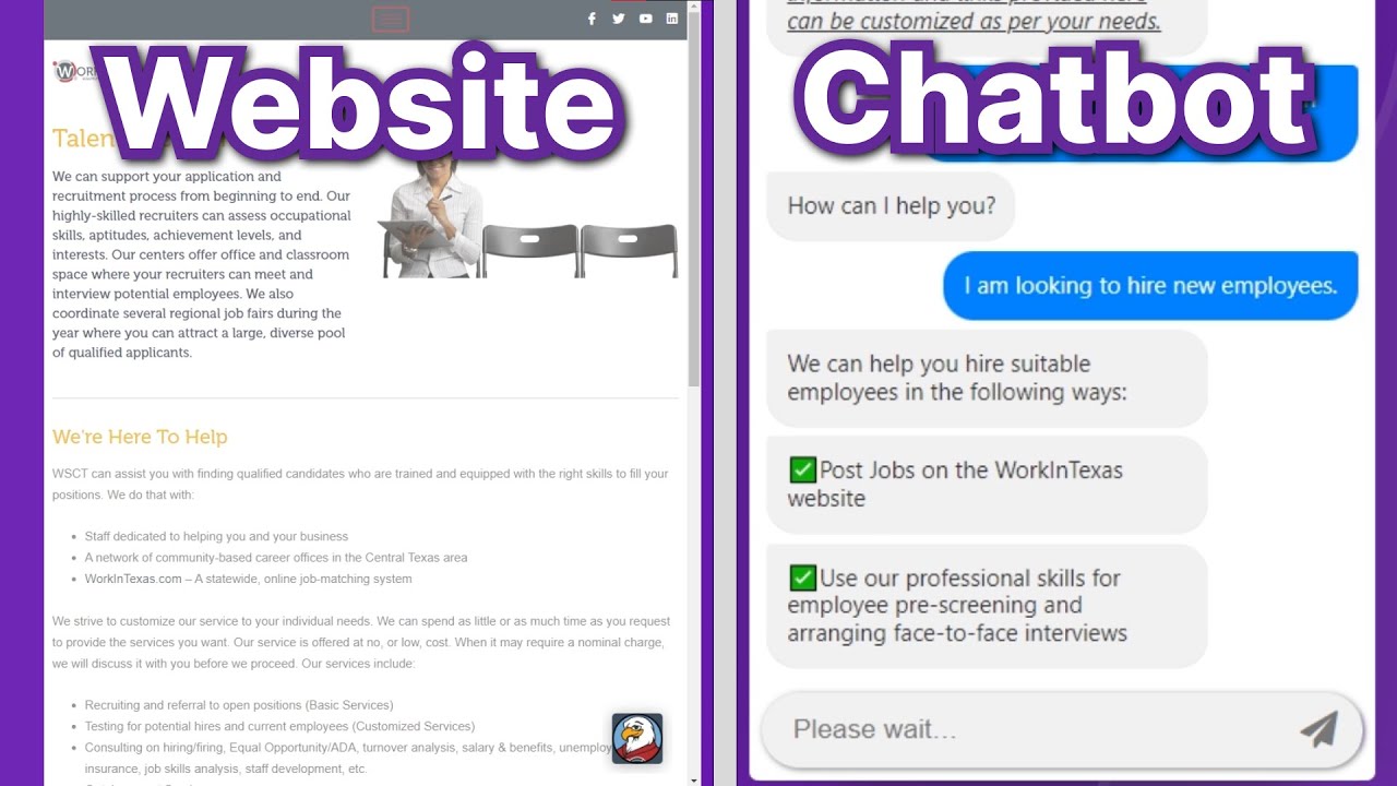 How Chatbots can simplify Information | Tars Workforce Solutions Chatbot - YouTube