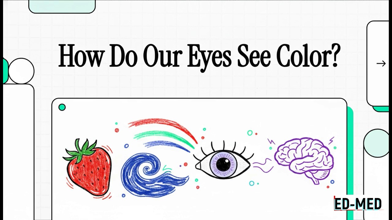 How Do Our Eyes See Color Rods Cones and Light Explained - YouTube