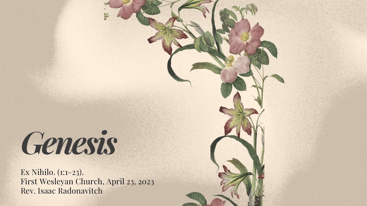 Ex Nihilo (Genesis 1:1-23) - YouTube
