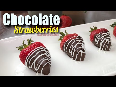 How to make chocolate covered strawberries | how to dip and decorate ...