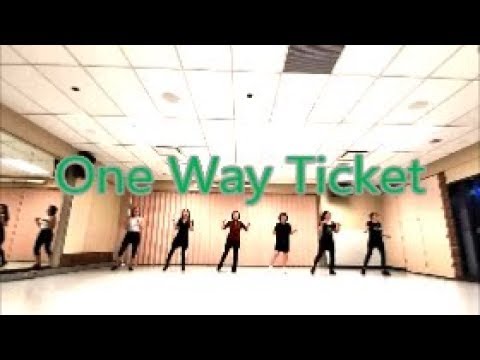 One Way Ticket Line Dance 밴쿠버 수잔나 라인댄스 vancouver line dance - YouTube
