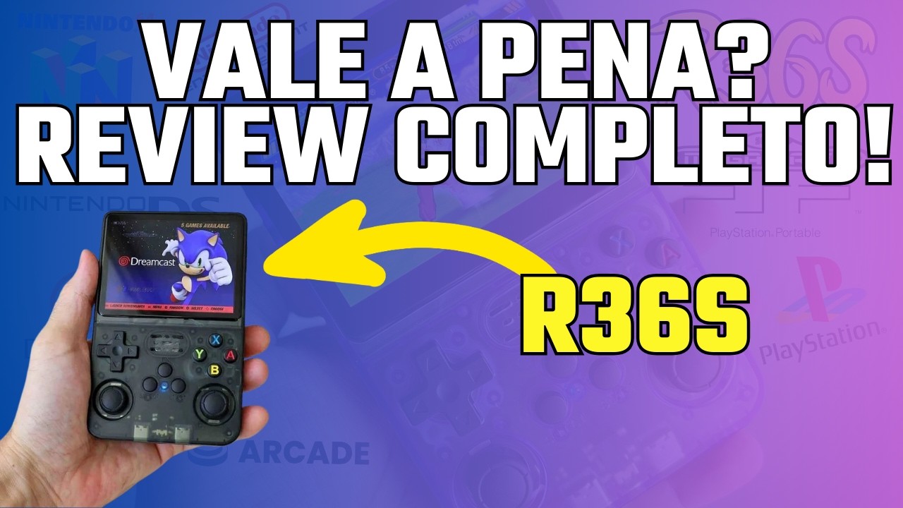 Console que TODOS QUEREM! 🔥 R36S | Review do #R36S #GameConsole 🎮 ...