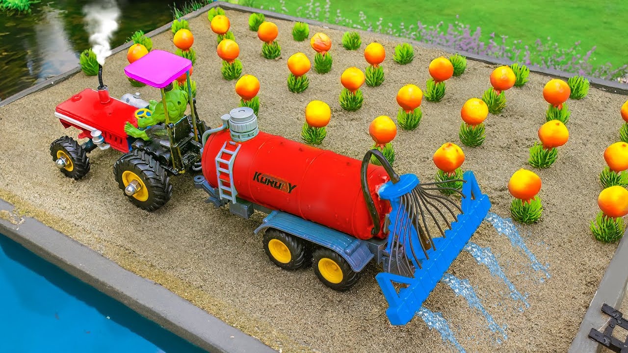 Diy Tractor Use Of Mini Water Tankers For Plant Irrigation Science ...