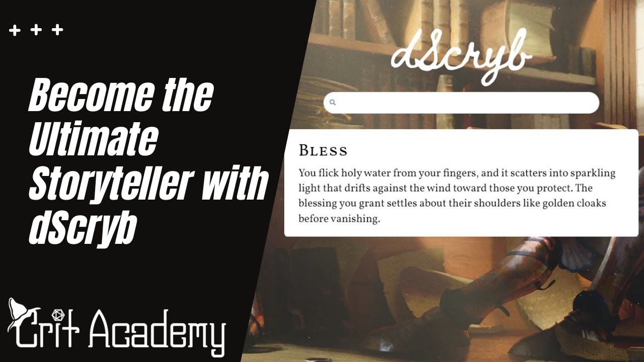 Become the Ultimate Game Master & Storyteller with dScryb - YouTube