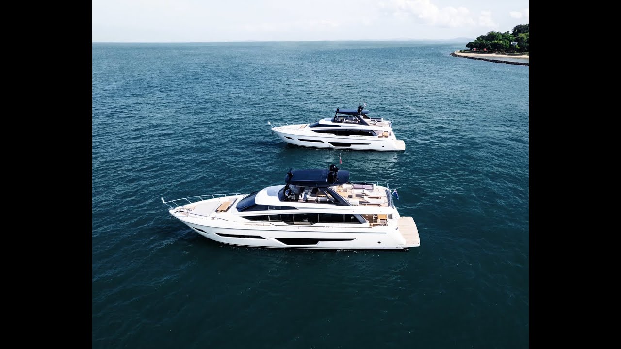 Luxury Flybridge Yacht - Ferretti Yachts 780 in Singapore - Ferretti ...