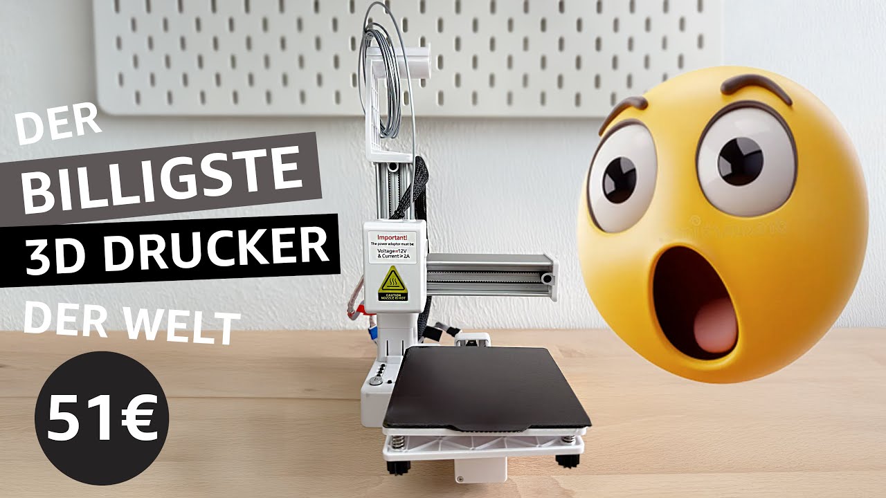 DER BILLIGSTE 3D DRUCKER EasyThreed K10 3D Printer Setup, Installation ...