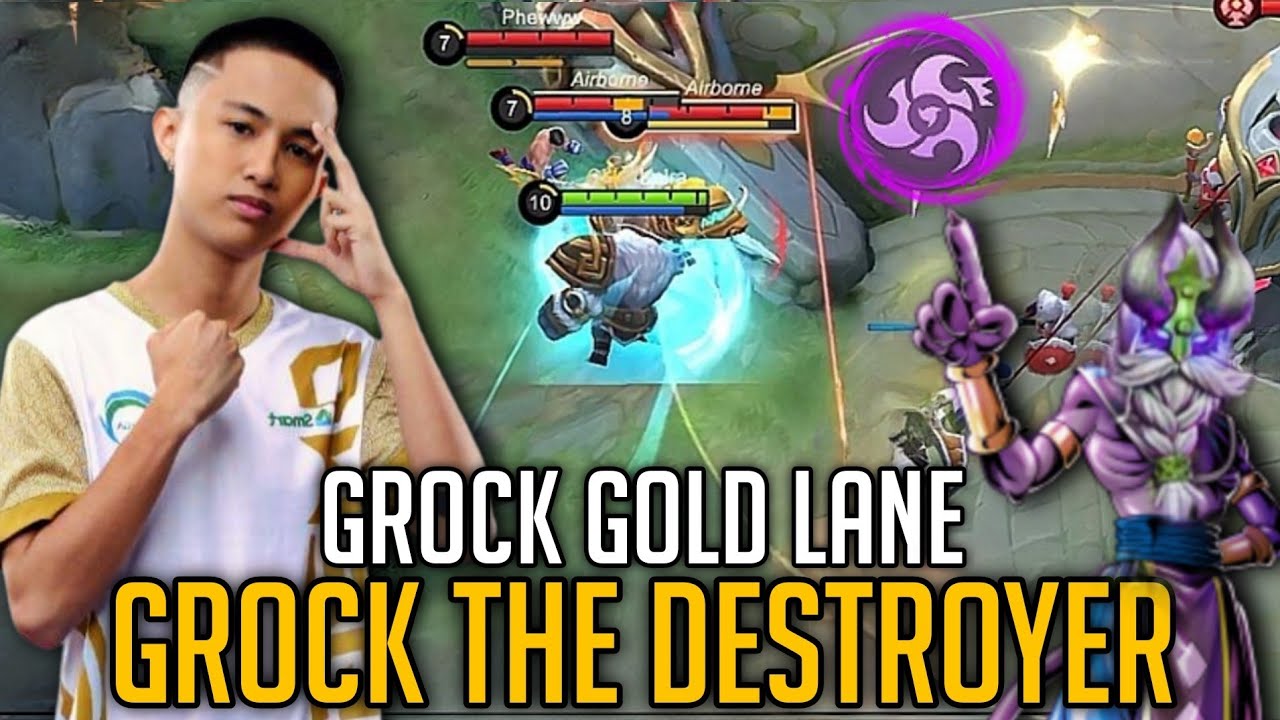 GROCK GOLD LANE DAMAGE BUILD | GROCK THE DESTROYER - YouTube