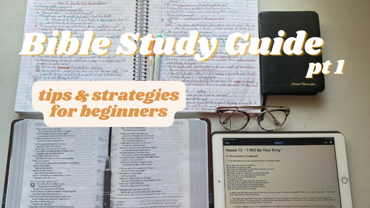 HOW I STUDY MY BIBLE pt1 | EASY steps + tips - YouTube