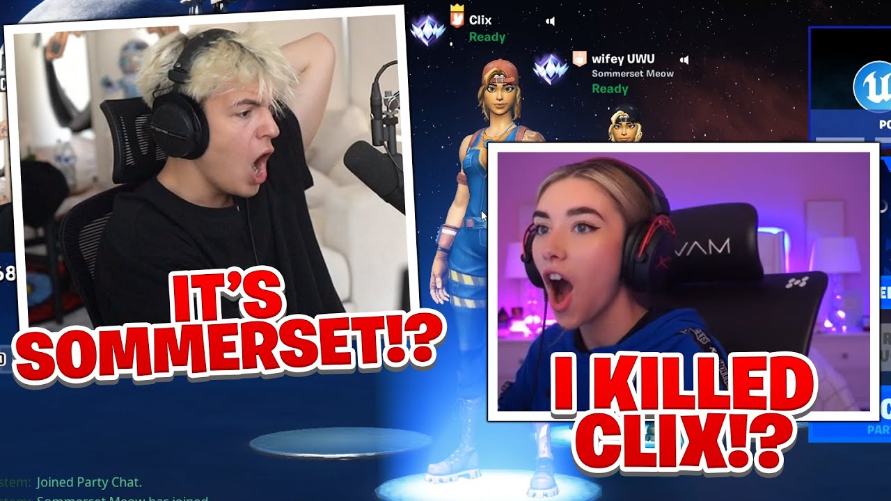Clix Vs Sommerset in Unreal Rank - YouTube