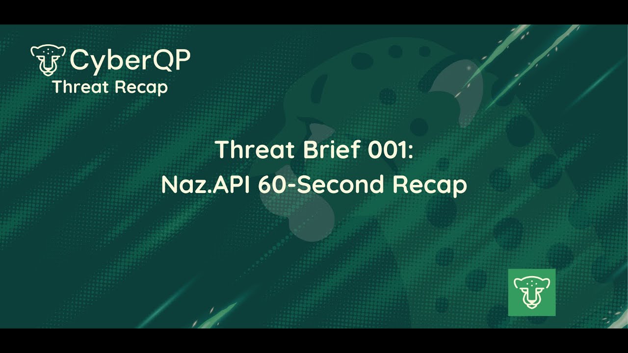 Threat Recap: Naz.API Leaks Data from over 70 Million Accounts - YouTube