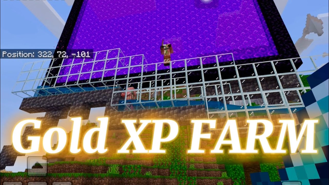 Gold XP FARM #1 start from noob MINECRAFT1.21 - YouTube