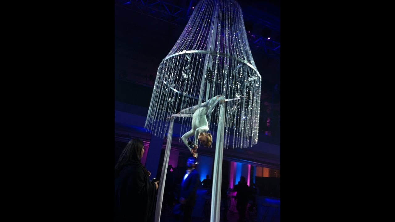 Aerial Chandelier Bar by Flying Arrow Productions - YouTube
