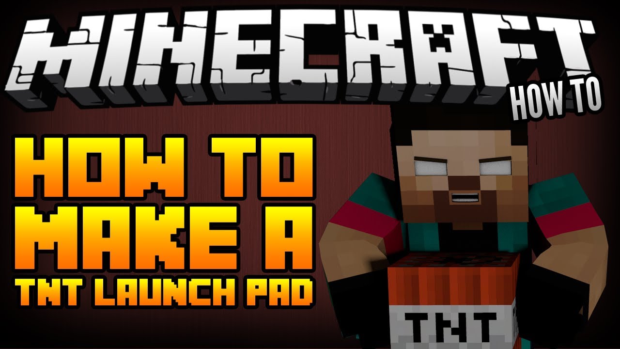 Minecraft How To: Make a Human Launch Pad! - YouTube