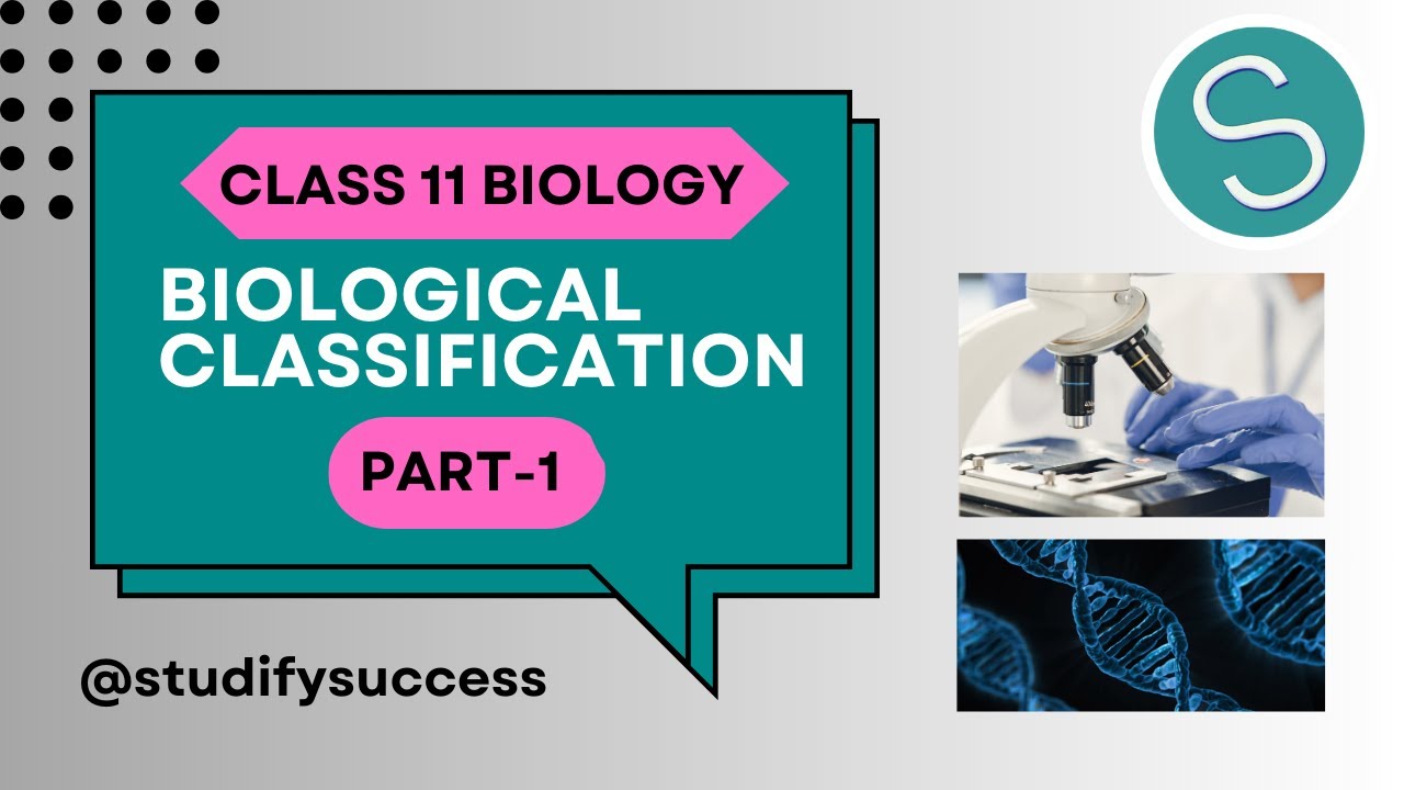 Biological Classification (Part-1) class 11 BIOLOGY📚 #science # ...