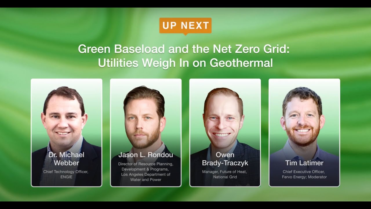 Day 1 - Green Baseload and the Net Zero Grid: Utilities Weigh In On ...