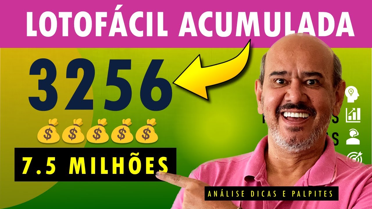 3256 LOTOFACIL ACUMULADA🍀análises, dicas e palpites - YouTube