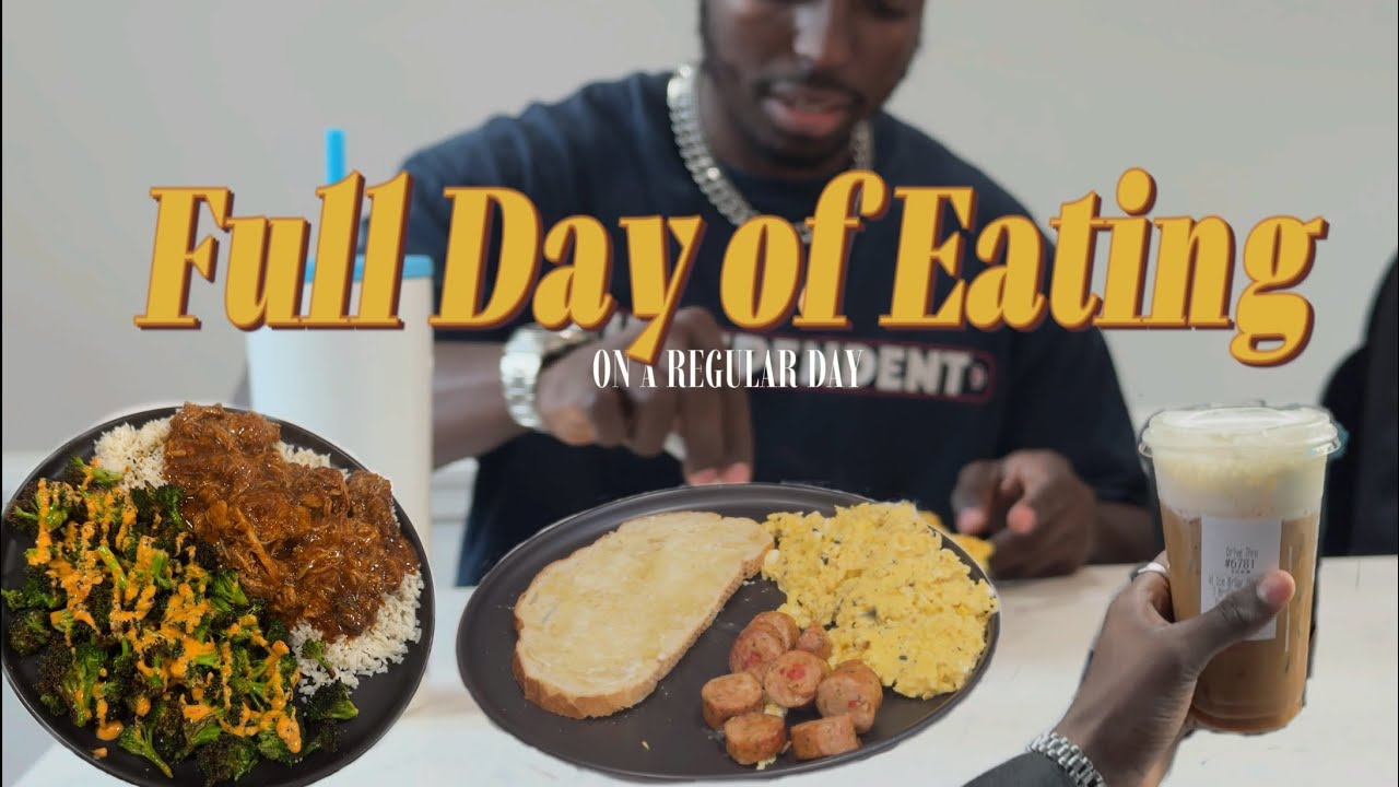 Full Day of Eating : Lazy Meal vibes + shoulder workout - YouTube