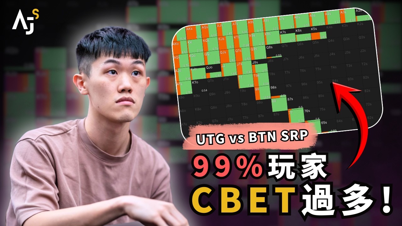 如何判斷 Flop Cbet 頻率/尺寸? | ‪‪⁨常見 Cbet 犯錯 | UTG vs BTN Single Raised Pot ...
