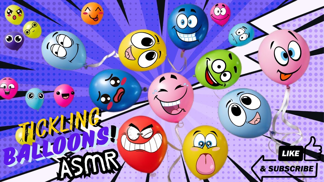 Satisfying Squeaking Balloon Noise Sound Effect | Squeezing Tickle Balloon ASMR Sound Effect ...