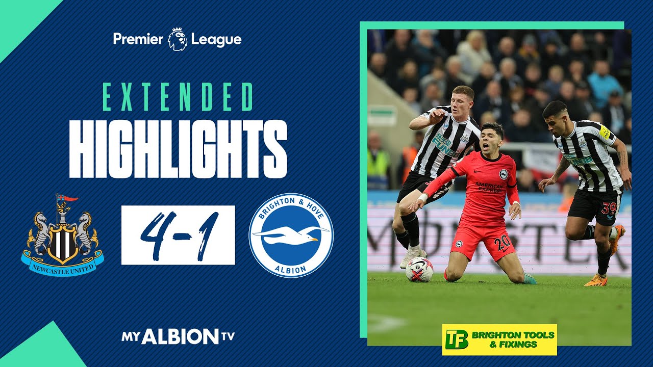 Extended PL Highlights: Newcastle 4 Albion 1 - YouTube