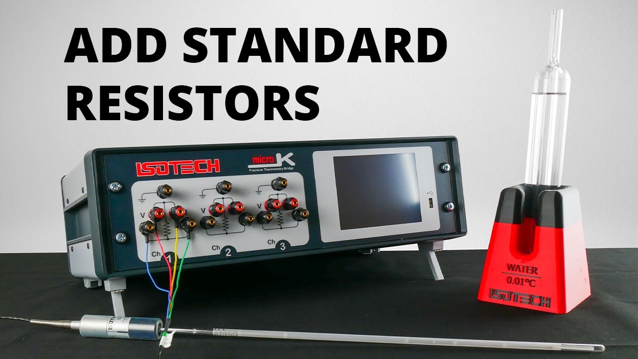 Adding a new Standard Resistor to your MicroK Thermometry Bridge - YouTube