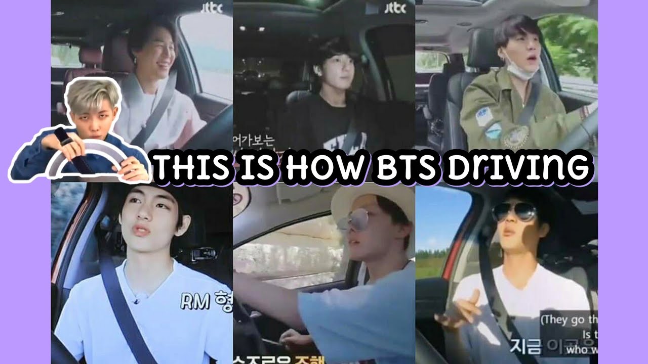This is How BTS Driving a Car | Moment BTS Mengemudi/ Menyetir - YouTube