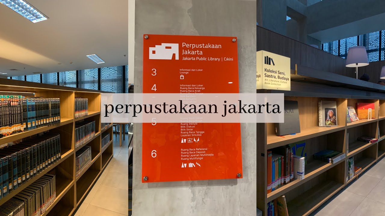 a day at perpustakaan jakarta | Jakarta Public Library, Cikini - YouTube