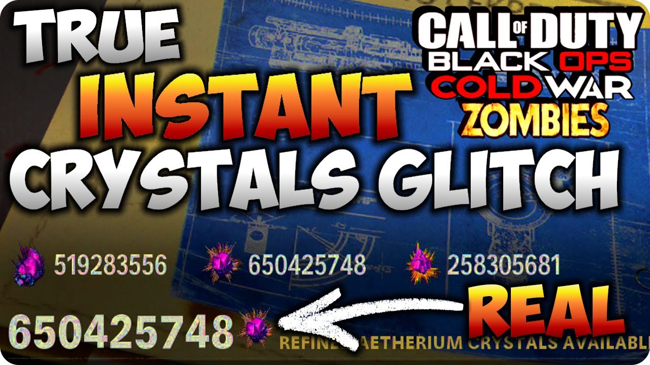Cold War Zombie Glitches: TRUE INSTANT UNLIMITED CRYSTALS GLITCH (MUST ...