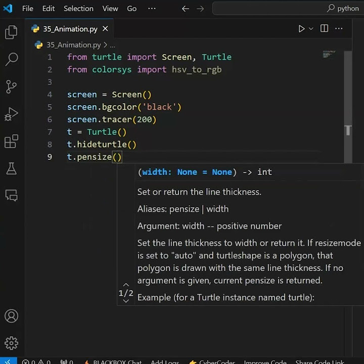 Amazing Animation Python Turtle Graphics Coding Programming Viralshorts Shorts Youtube