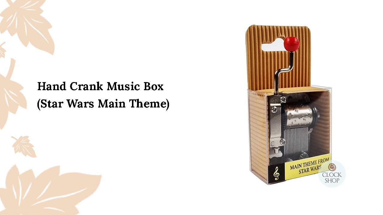 Hand Crank Music Box (Star Wars Main Theme) - YouTube