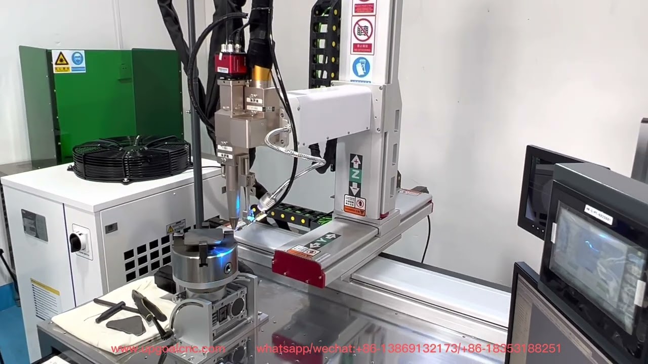 3000W Non-Contacting Platform Automatic Continuous Fiber Laser Welding Machine 5 Axis - YouTube