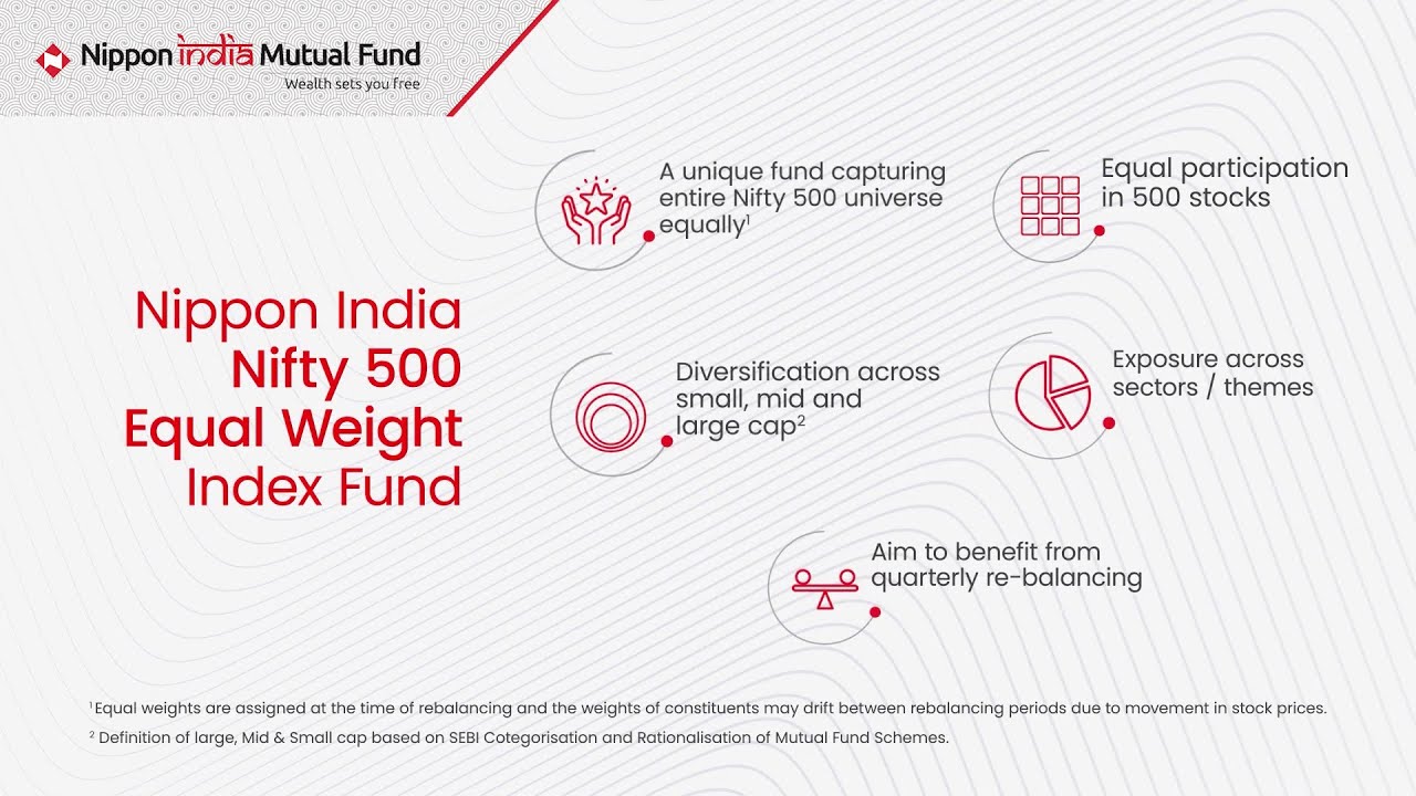 Nippon India Nifty 500 Equal Weight Index Fund | Equal Weight Index ...