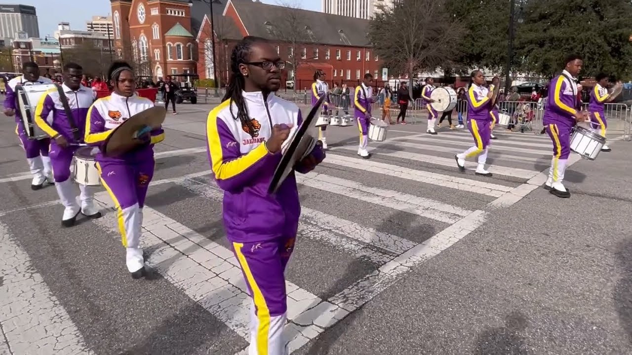 Jag High School Marching Band 2024 MLK Parade Montgomery Alabama - YouTube