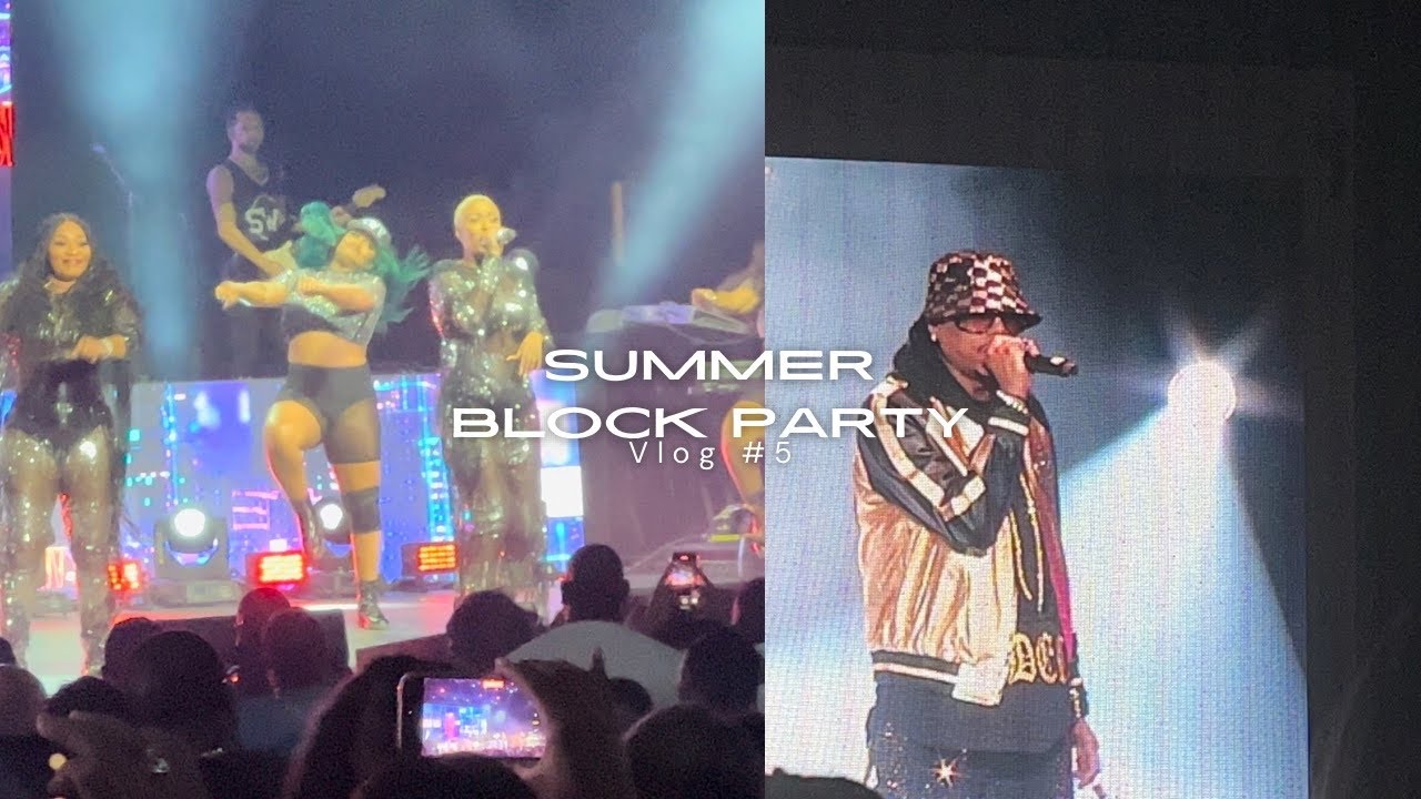 Epic Houston Block Party | Traveling to Magical Orlando - YouTube