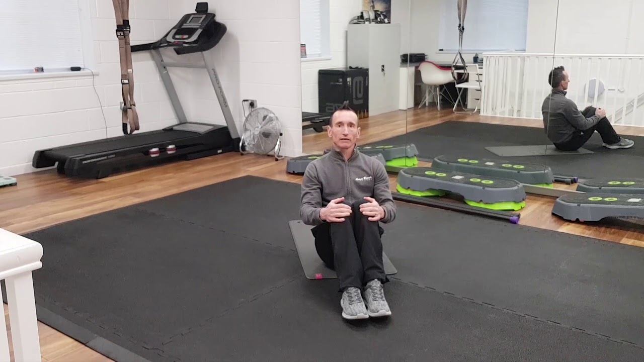 Military sit up crossover - YouTube