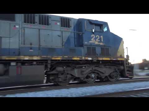 CSX AC44CW 221 w/ K5HL Leads Q154-13 on 11/13/19 - YouTube