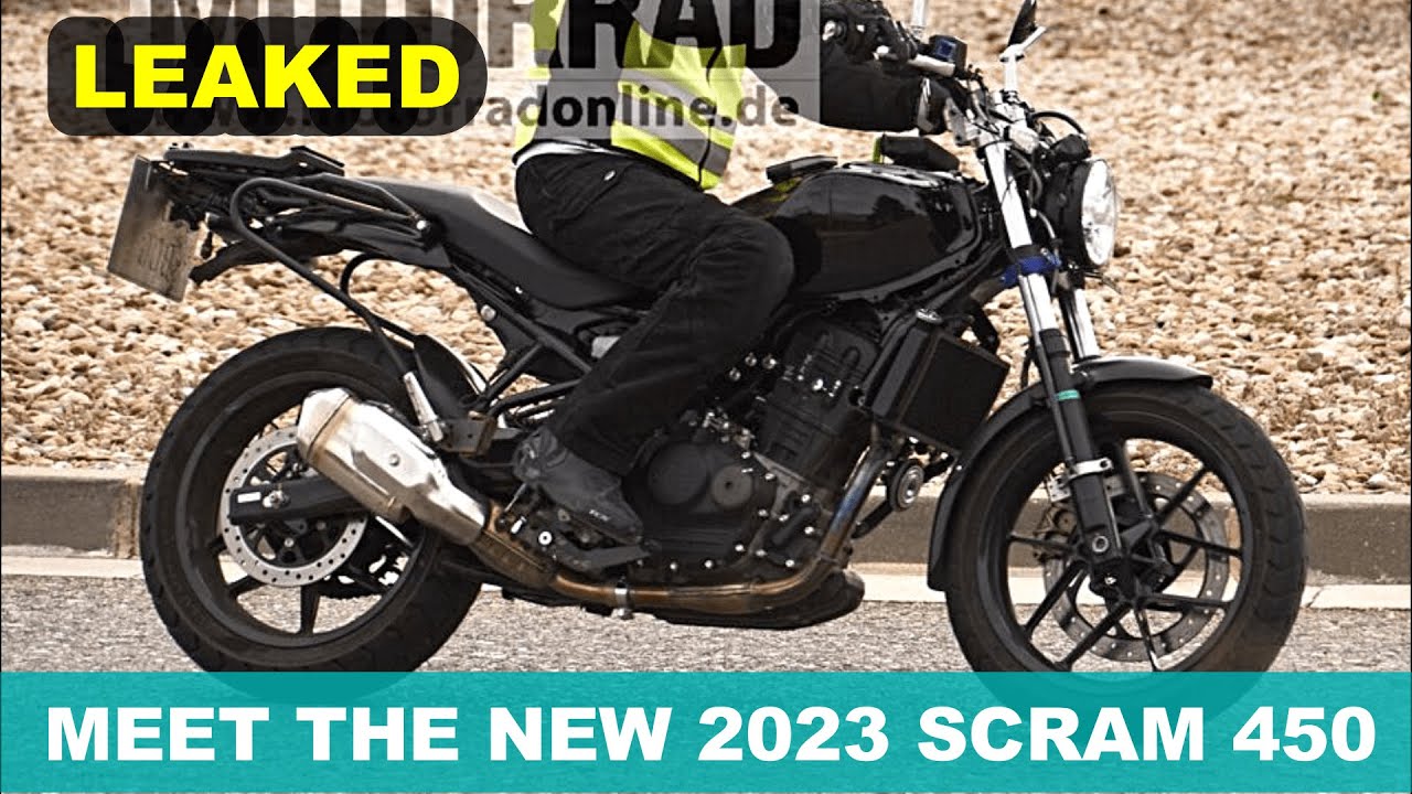 2023 Royal Enfield Scram 450 Spied Undisguised | Liquid Cooled 450cc ...