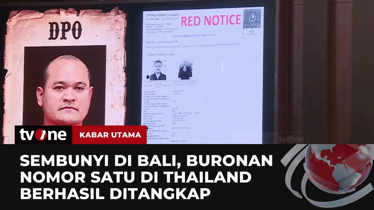 Polisi Berhasil Tangkap Buronan Nomor 1 Thailand di Bali | Kabar Utama ...