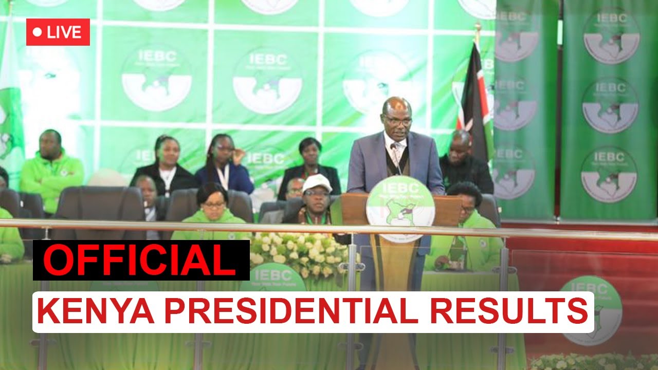 LIVE: OFFICIAL RESULTS FROM BOMAS OF KENYA TALLYING CENTRE - YouTube
