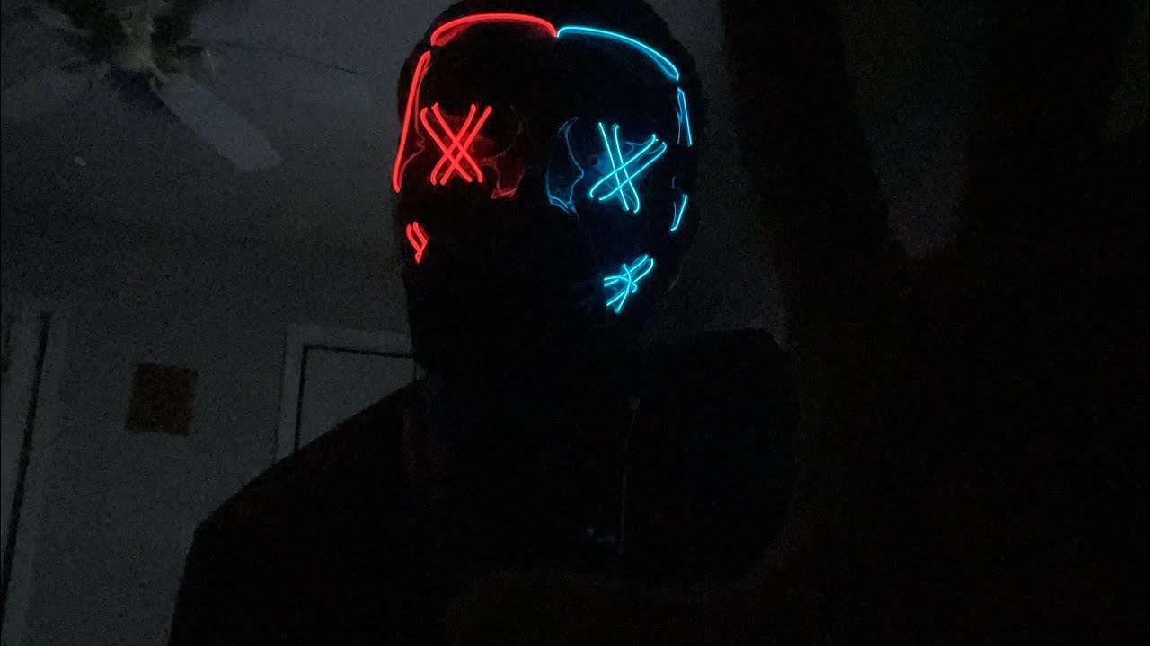 Dark ASMR - Breathing into mic + Mask Tapping For Insomniacs. - YouTube