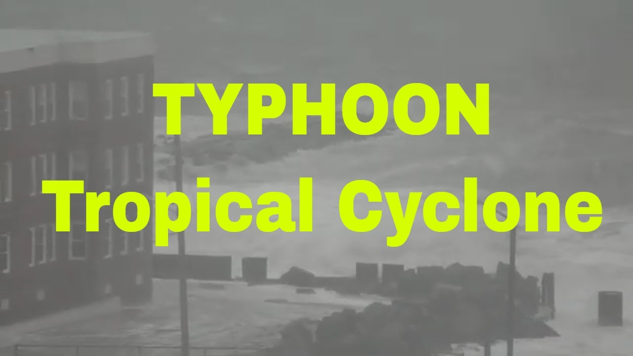 Typhoon is a mature tropical cyclone that develops in the Northwestern ...