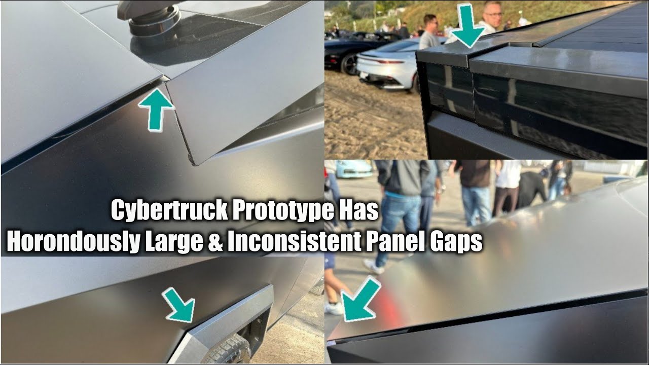 Cybertruck Prototype Has Large & Inconsistent Panel Gaps. Quality ...
